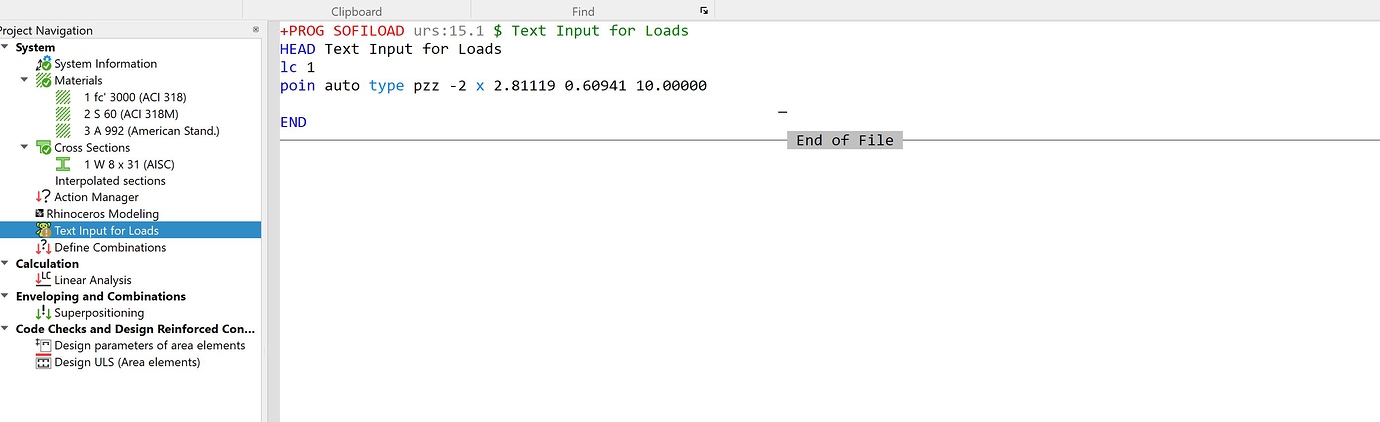 Point Load Error - Teddy - SOFiSTiK Forum