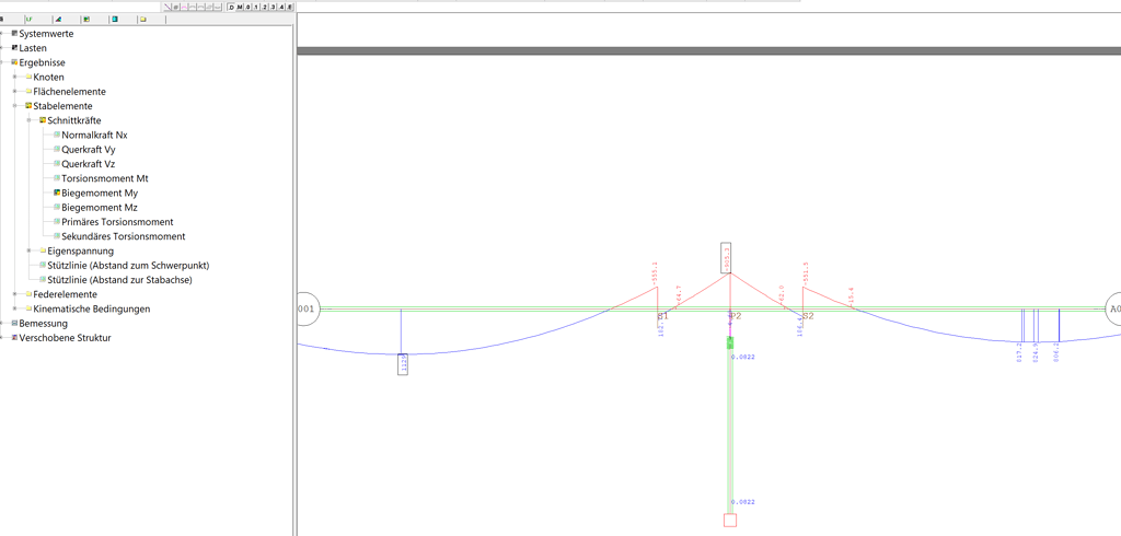 Composite tutorial, sprung in Momentenverlauf bei Normalkraft - SOFiSTiK - SOFiSTiK Forum