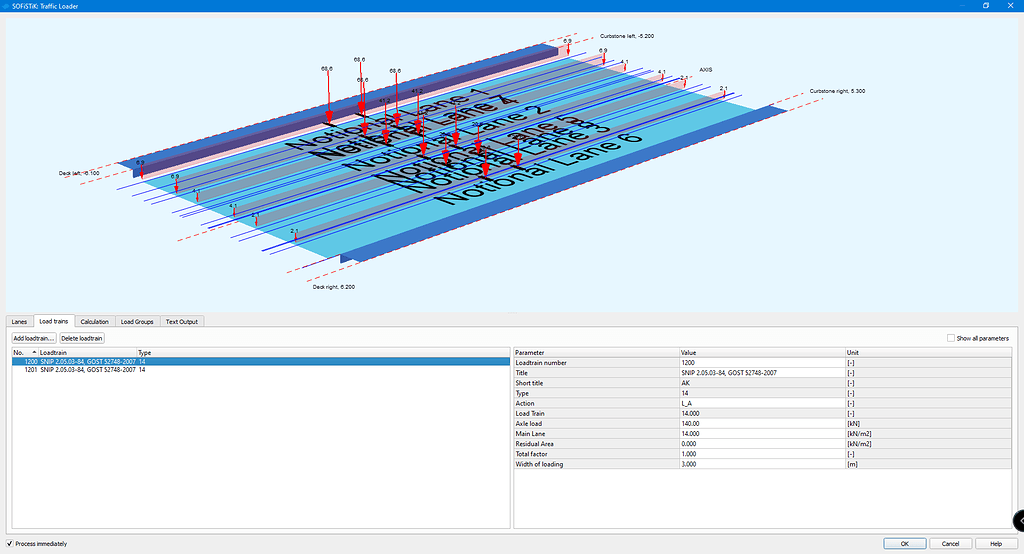 Trafic loader - SOFiSTiK Structural Desktop - SOFiSTiK Forum