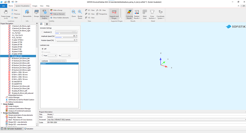 System Visualization - SOFiSTiK Structural Desktop - SOFiSTiK Forum
