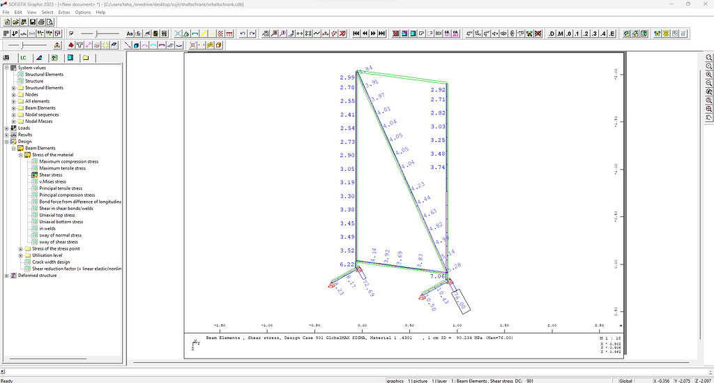 Discrepancy in Shear Stress Results between Sofistik and ROHR2 - SOFiSTiK - SOFiSTiK Forum