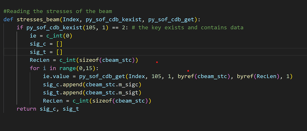 Read all data from CDB - database with python - SOFiSTiK - SOFiSTiK Forum