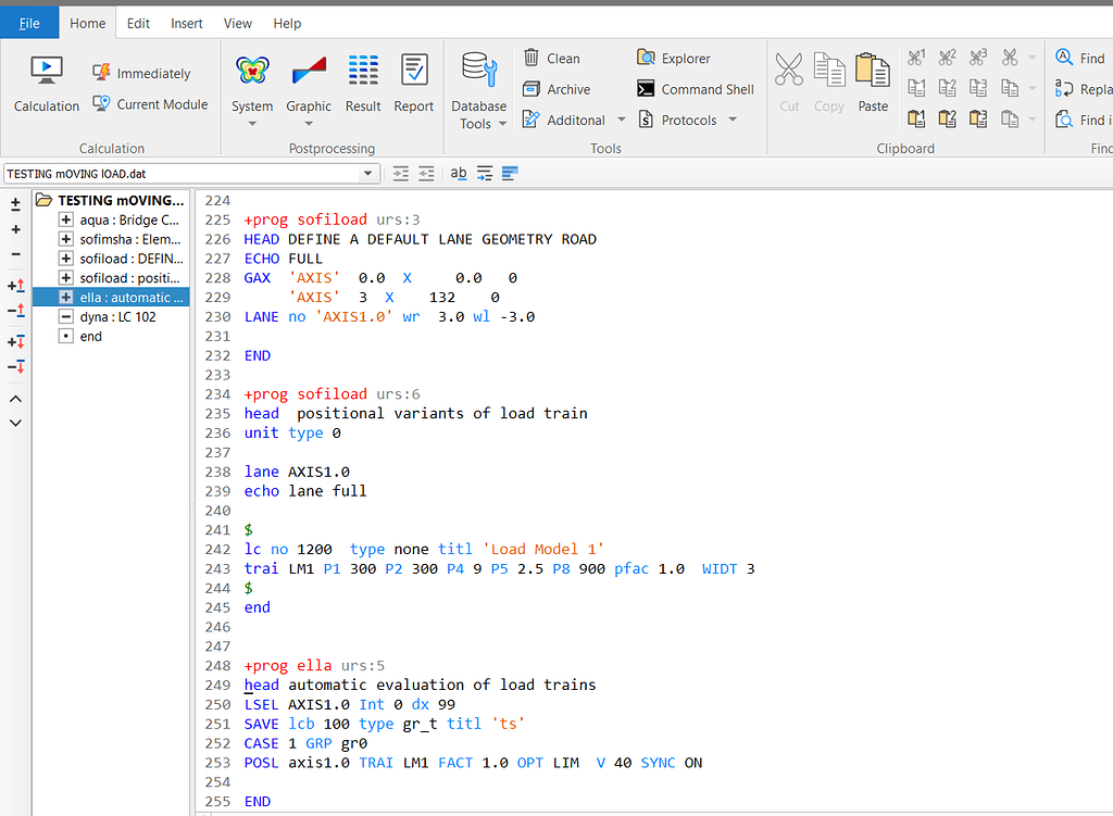 Adding Moving Load on Bridges - Teddy - SOFiSTiK Forum