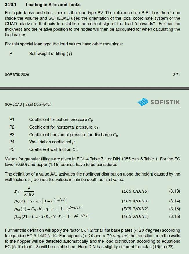 How to define variable (in Z direction) area load on curved surfaces - Teddy - SOFiSTiK Forum